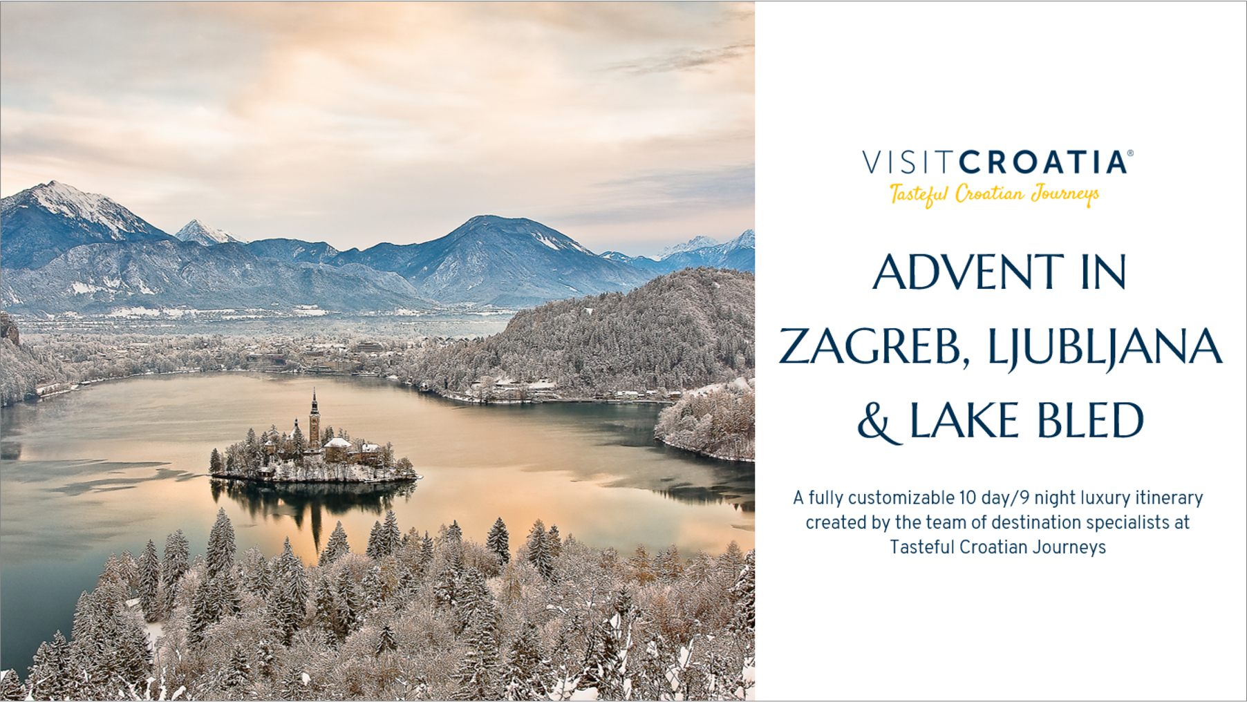 Advent in Zagreb, Ljubljana & Lake Bled - VisitCroatia.com - Tasteful ...
